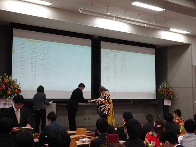 名城大学 理工学部建築学科ウェブサイト ｜ 卒業式・学位授与式が行われました